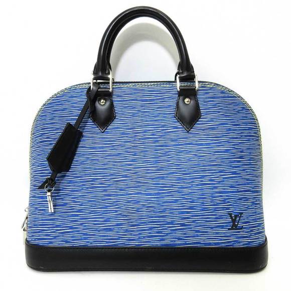 Louis Vuitton | Bags | Louis Vuitton Alma Pm Blue Handbag Womens Epi Denim M552 | Poshmark